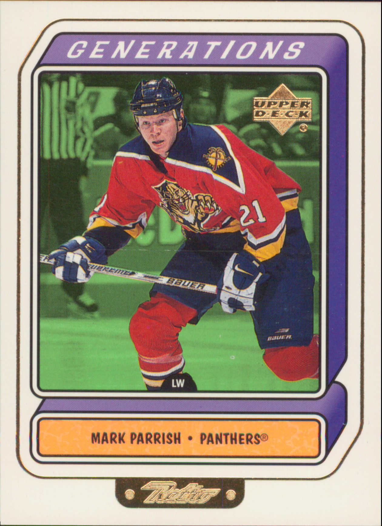 Hockey :: 1999-00 RETRO - MARK PARRISH #G9C GENERATIONS - Card Collectors Domain