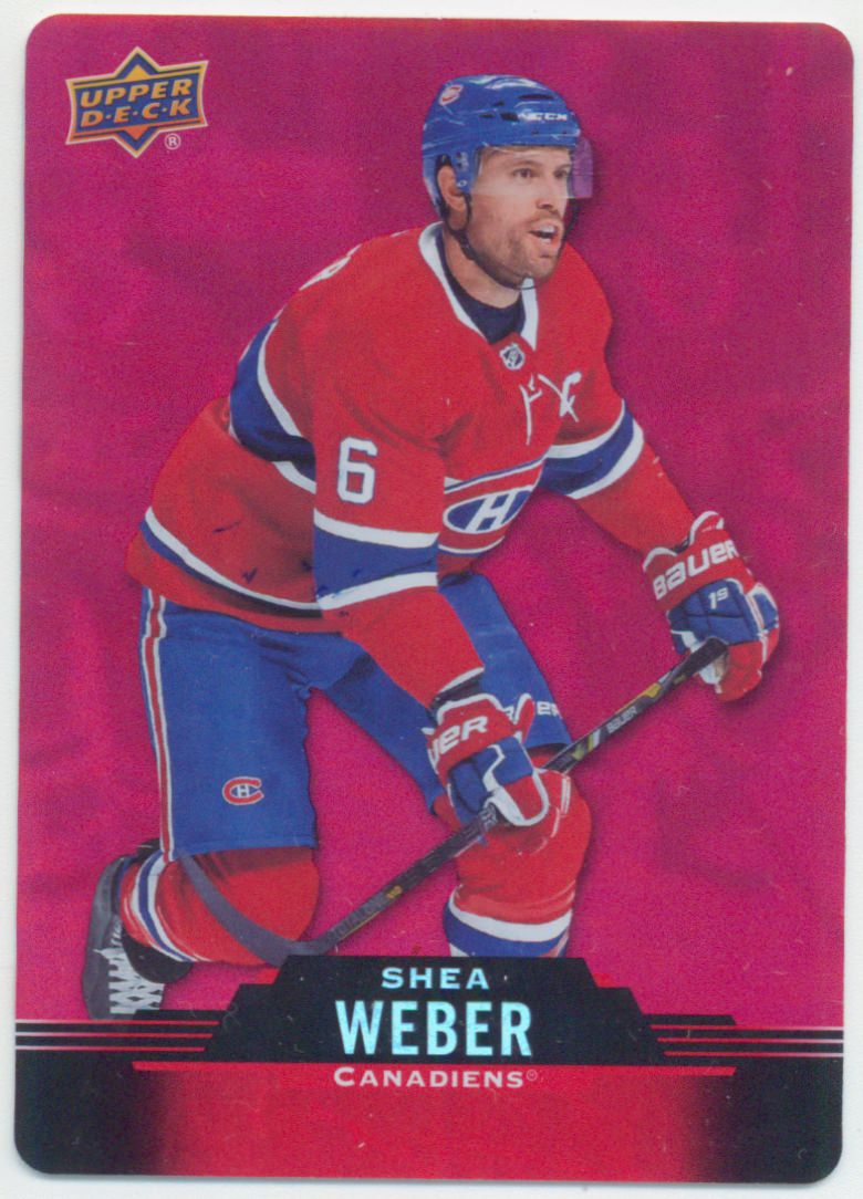 Hockey :: 2020-21 TIM HORTONS - SHEA WEBER #DC-20 RED DIE CUTS - Card ...