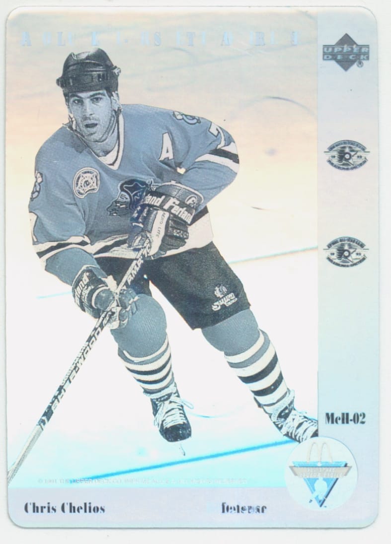 Hockey :: 1990-1999 :: 1991-92 McDONALD'S - CHRIS CHELIOS #MCH-02 ...