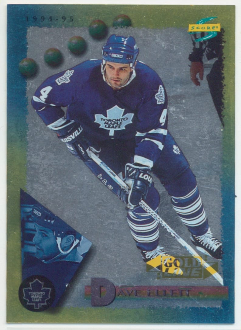 Hockey :: 1994-95 SCORE - DAVE ELLETT #83 GOLD LINE - Card Collectors ...