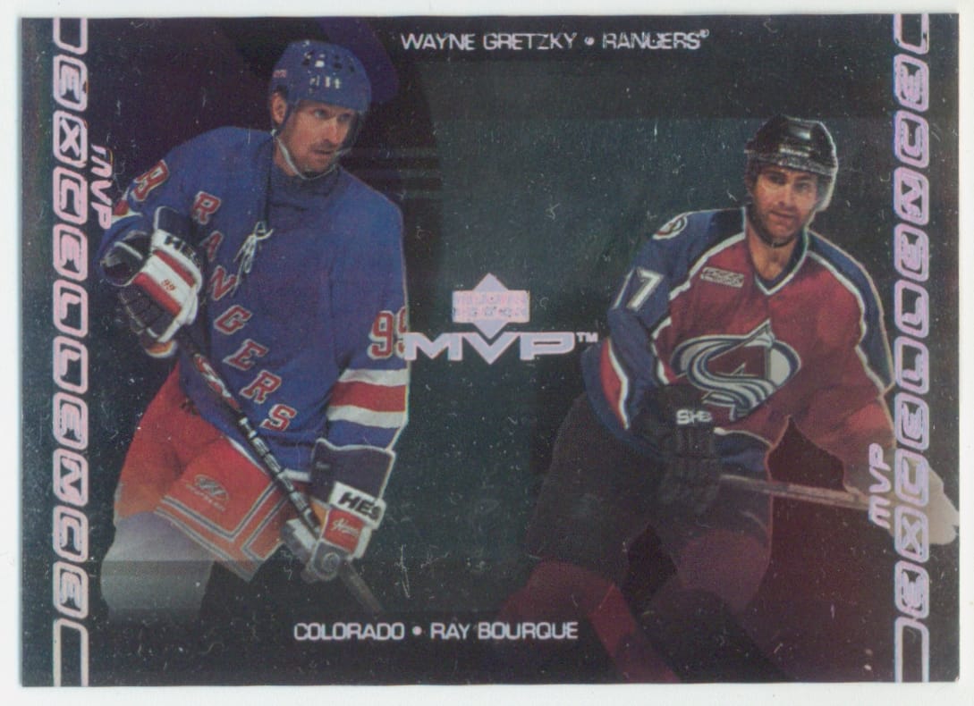 Hockey :: 2000-01 MVP - WAYNE GRETZKY/RAY BOURQUE #ME10 MVP EXCELLENCE ...