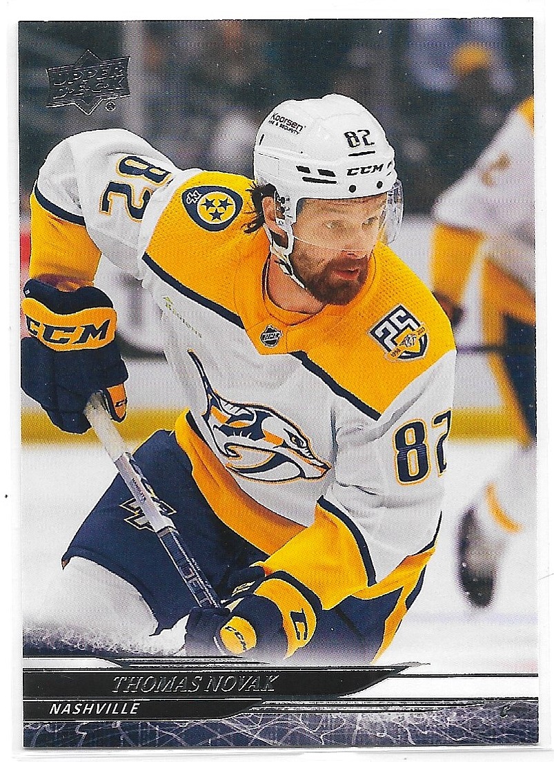 Hockey :: 2024-25 Upper Deck #105 Thomas Novak - Card Collectors Domain